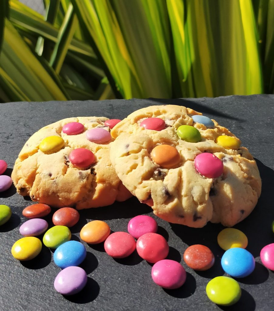 Smartie Cookies - Salt Flakes Kitchen